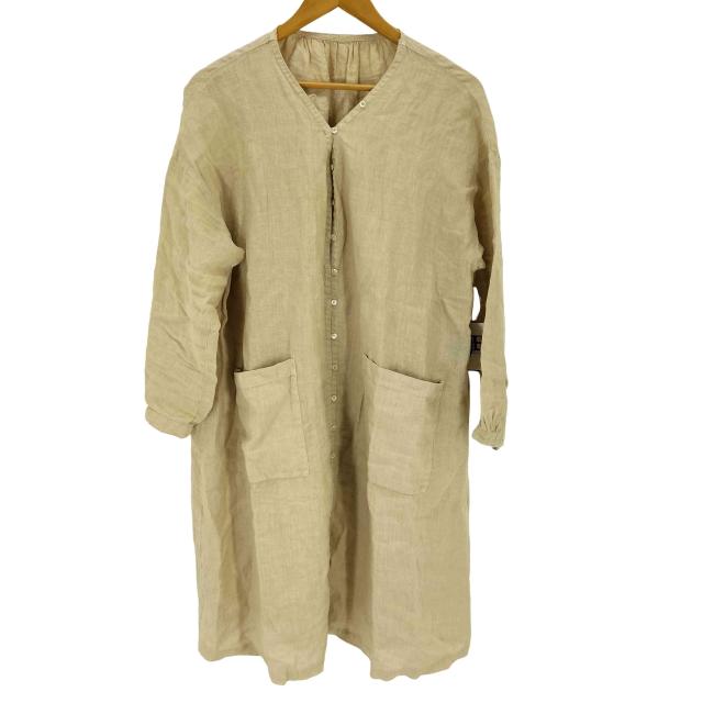 bisque by nest robe(ビスクバイネストローブ) ネップリネンシャツワンピース レディース 表記無 【中古】【ブランド古着バズストア】