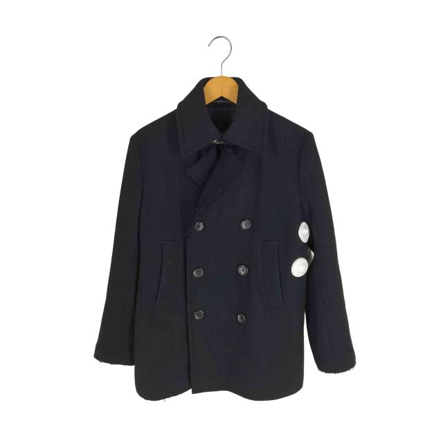 Ys(ワイズ) composition see attached label 断ち切り メタルフックQ Pコート レディース JPN：2 【中古】【ブランド古着バズストア】