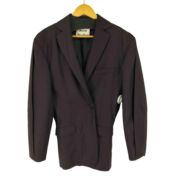 ACNE STUDIOS(アクネストゥディオズ) Voluminous Suit Jacket Aubergine Purple レディース FR：34 【中古】【ブランド古着バズストア】