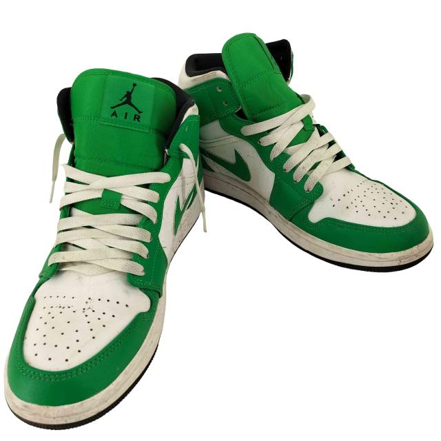 JORDAN BRAND(ジョーダンブランド) Air Jordan 1 Mid Lucky Green メンズ JPN：26.5 【中古】【ブランド古着バズストア】