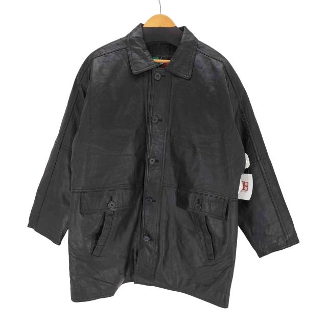 USED古着(ユーズドフルギ) HANAI レザーハーフコート メンズ JPN：L 【中古】【ブランド古着バズストア】