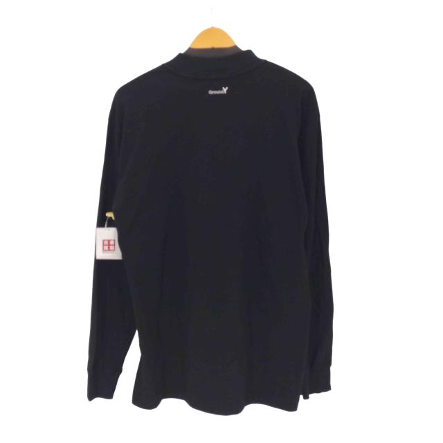 Ground Y(グラウンドワイ) 30/COTTON T-CLOTH HIGH NECK LONG SLEEVE CUT SEW メンズ  4【中古】【ブランド古着バズストア】