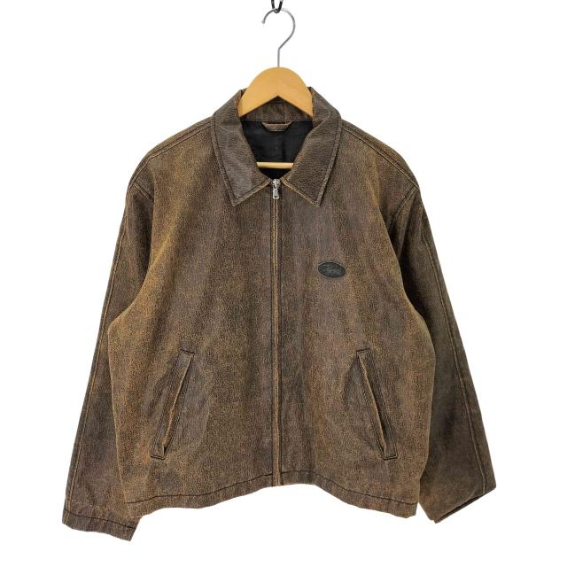 Stussy(ステューシー) Coated Cotton Club Jacket/ メンズ import：L 【中古】【ブランド古着バズストア】