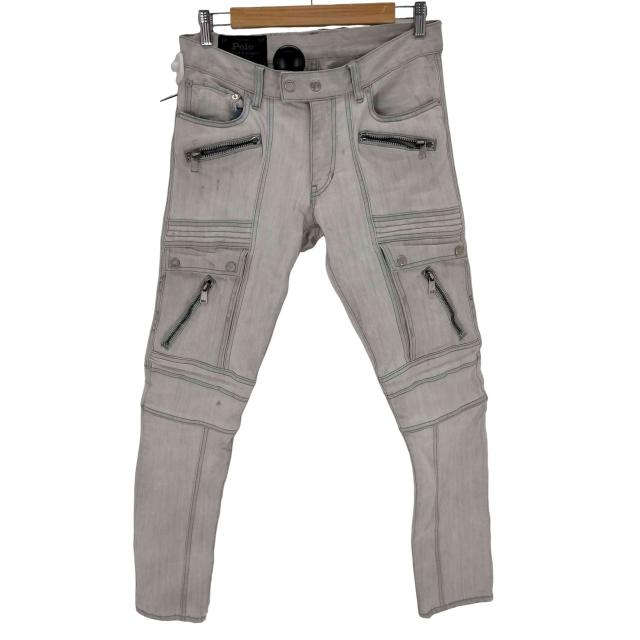 RALPH LAUREN BLACK LABEL(ラルフローレンブラックレーベル) ダメージ加工マルチポケットカーゴパンツ メンズ  30x32【中古】【ブランド古着バズストア】