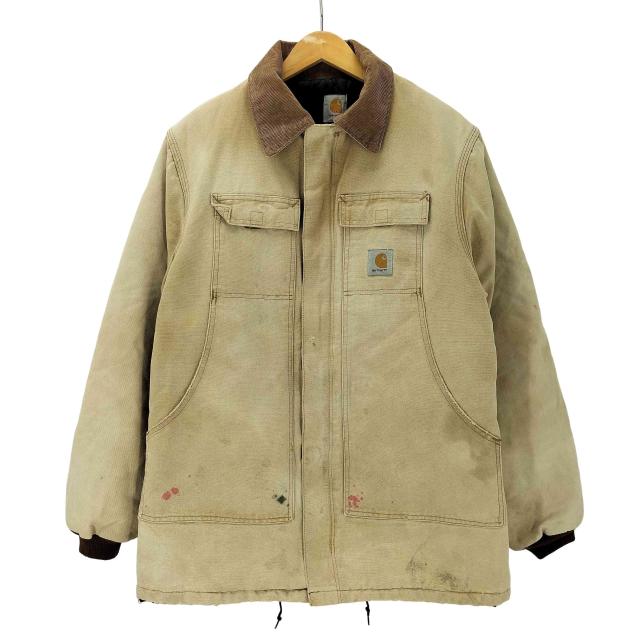 Carhartt(カーハート) トラディショナル ハーフコート  ダック地 カバーオール 裏地キルト メンズ 表記無 【中古】【ブランド古着バズストア】