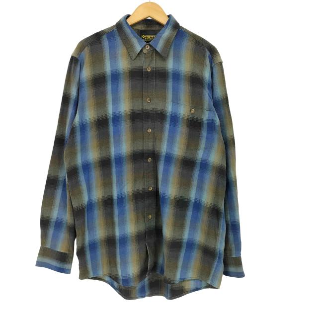 OSHKOSH(オシュコシュ) オンブレチェック 長袖 シャツ メンズ  LT【中古】【ブランド古着バズストア】