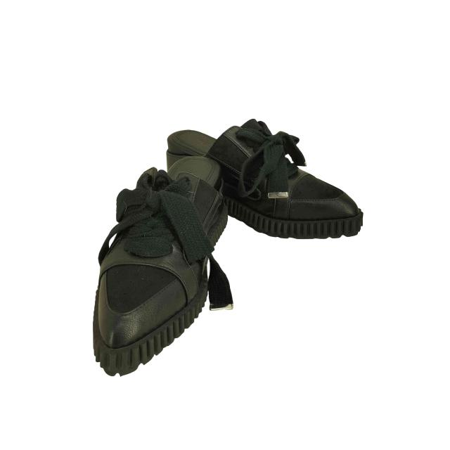 YELLO(イエロー) JET BLACK SNEAKER MULES レディース JPN：S 【中古】【ブランド古着バズストア】