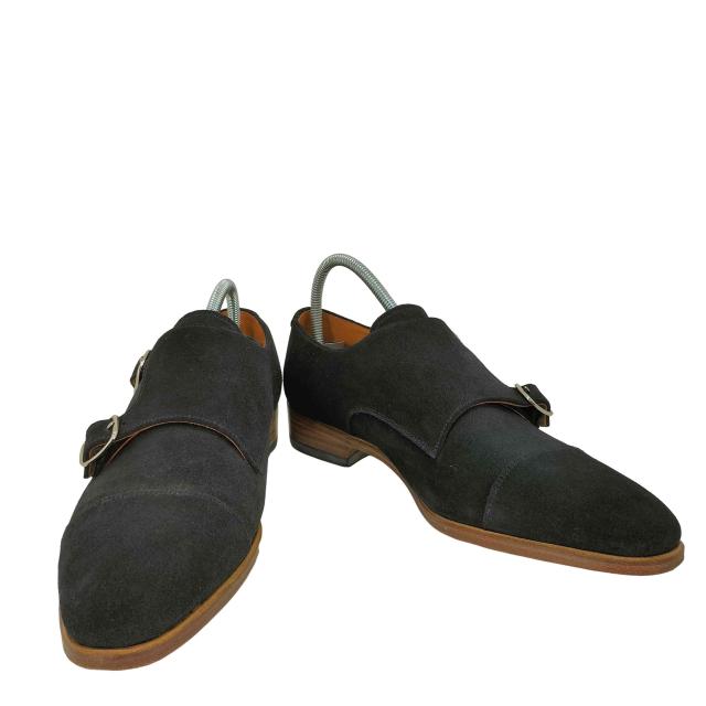 USED古着(ユーズドフルギ) stracitta ダブルモンクストラップ スウェードシューズ メンズ  6 1/2 25.5cm【中古】【ブランド古着バズストア】