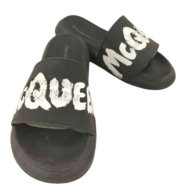 Alexander McQueen(アレキサンダーマックイーン) GRAFFITI RUBBER POOL SLIDE レディース EUR：36 【中古】【ブランド古着バズストア】