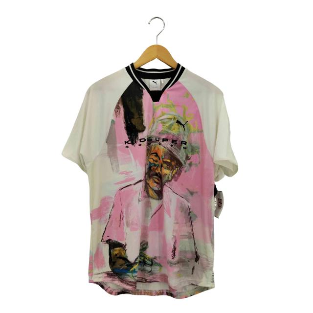 PUMA(プーマ) × KIDSUPER STUDIOS GRAPHIC JERSEY グラフィック ゲームシャツ メンズ  S 【中古】【ブランド古着バズストア】