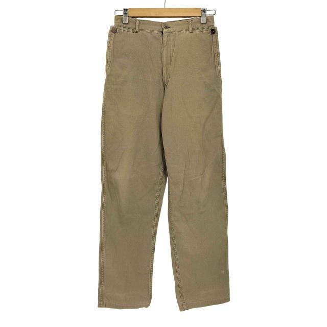 COMME des GARCONS HOMME(コムデギャルソンオム) 1981aw-1983aw デカオム 本人期 archive フロントボタン デニムチノ テーパードパンツ メンズ JPN：S 【中古】【ブランド古着バズストア】