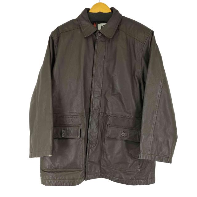 USED古着(ユーズドフルギ) 牛革 比翼 レザージャケット メンズ JPN：M 【中古】【ブランド古着バズストア】