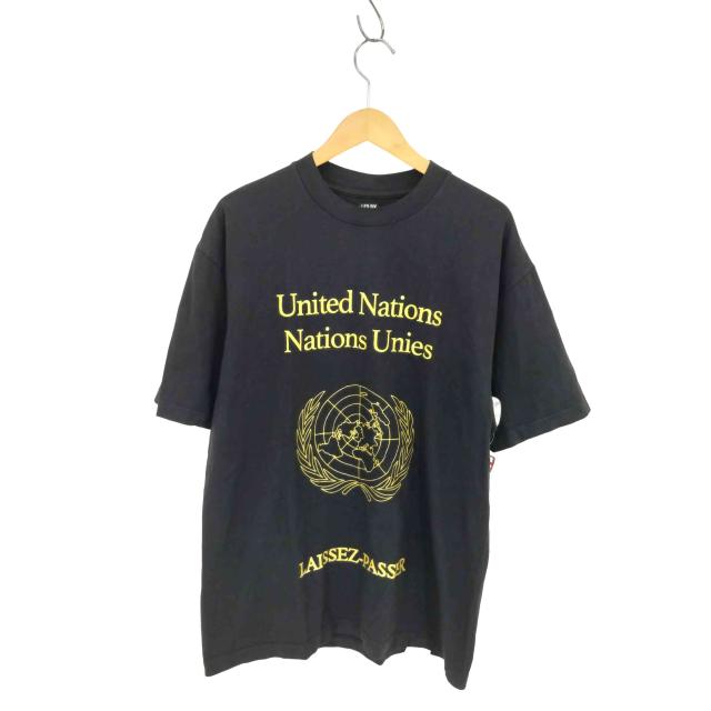 USED古着(ユーズドフルギ) {{LES SIX}}Passport S/S Tee パスポート 半袖Tシャツ カットソー domestic メンズ  0【中古】【ブランド古着バズストア】