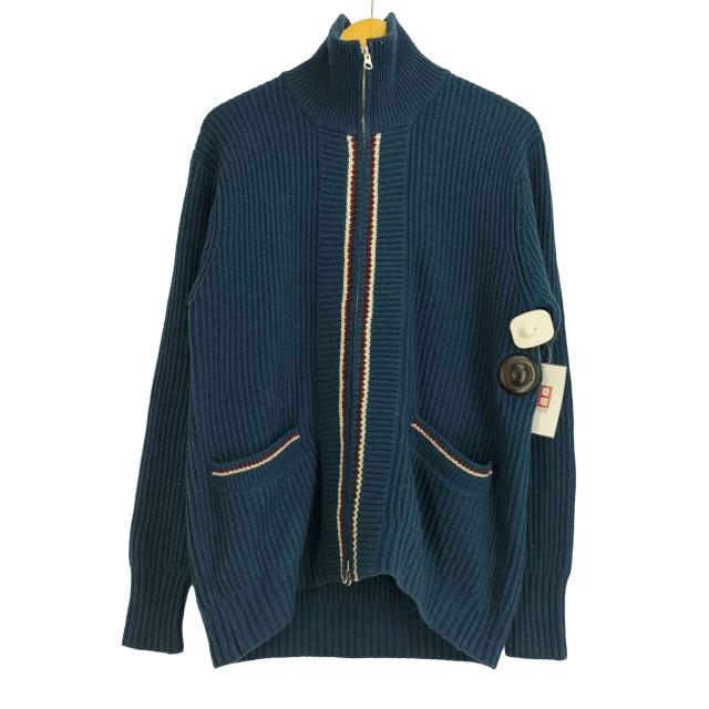 BEAMS(ビームス) PLUS 5ゲージ フルジップ ニット メンズ JPN：S 【中古】【ブランド古着バズストア】