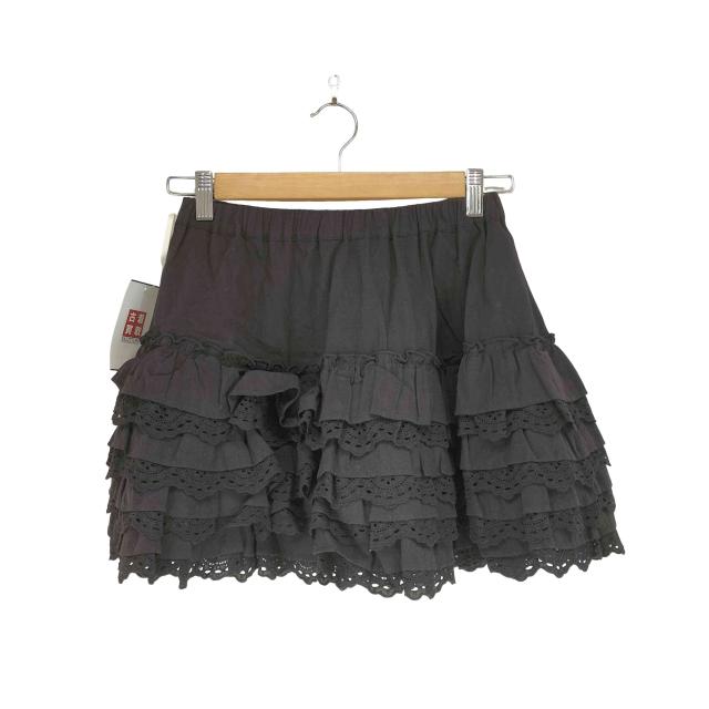Candy Stripper(キャンディストリッパー) COTTON LACE FRILL SKIRT コットンレースフリルスカート レディース  F【中古】【ブランド古着バズストア】