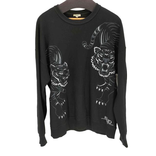 KENZO PARIS(ケンゾーパリス) Double Tiger Sweatshirt メンズ import：XL 【中古】【ブランド古着バズストア】