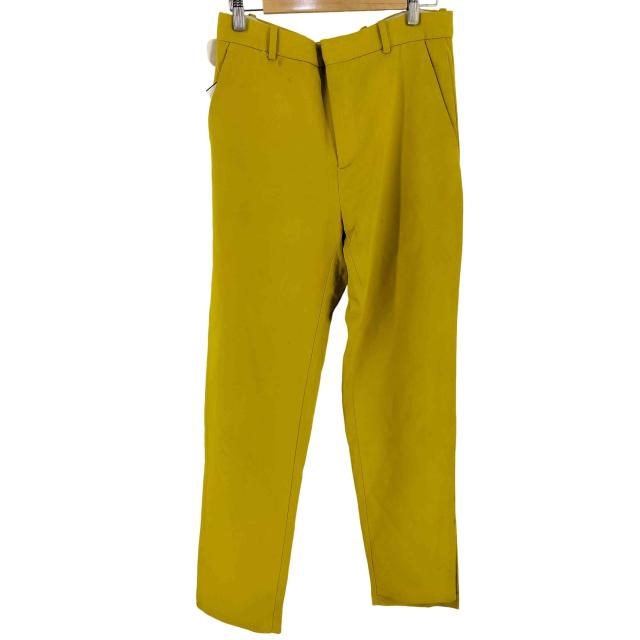 Y/PROJECT(ワイプロジェクト) Front Panel Trouser Yellow Wool Canvas メンズ  M【中古】【ブランド古着バズストア】