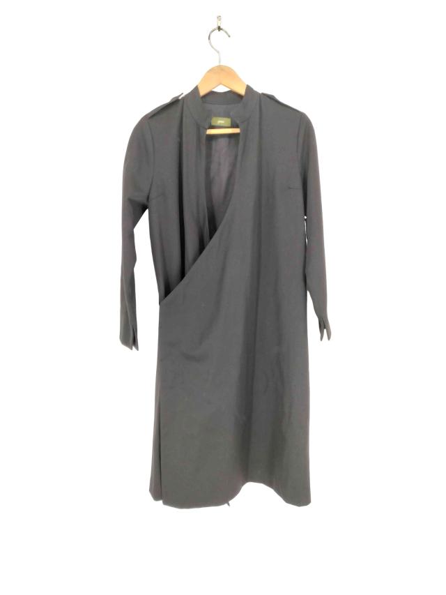 green(グリーン) エポレット付きノーカラーコート メンズ 表記無 【中古】【ブランド古着バズストア】