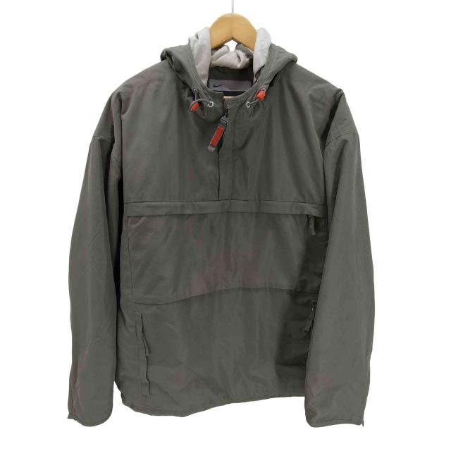 NIKE(ナイキ) 00S 00AW グレータグ マルチジップ ポケット パフ アノラック パーカー ジャケット  メンズ import：L 【中古】【ブランド古着バズストア】