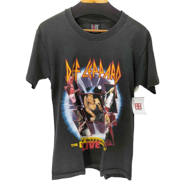 giant(ジャイアント) USA製 THE 7 DAY WEEKEND TOUR バンド ツアー Tシャツ 袖＆裾シングル メンズ import：L 【中古】【ブランド古着バズストア】