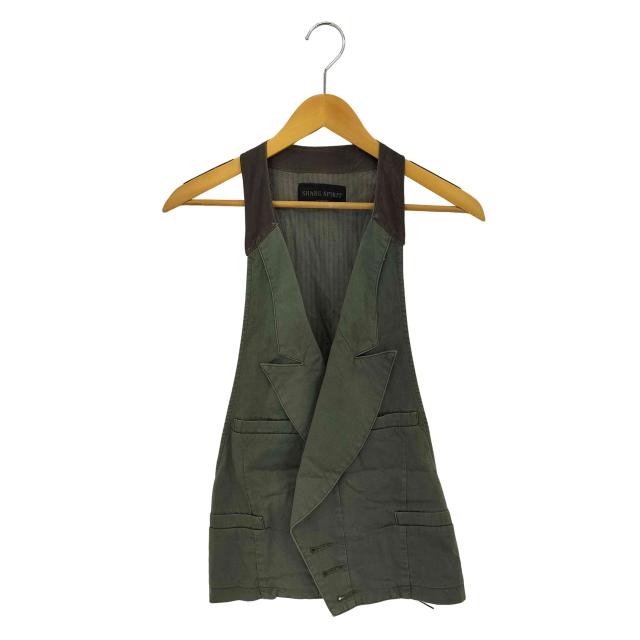 SHARE SPIRIT(シェアースピリット) HOMME シンチバック ロング ベスト ジレ Y2K メンズ JPN：M 【中古】【ブランド古着バズストア】