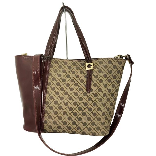 GHERARDINI(ゲラルディーニ) エナメルPVC コンビ2WAYショルダーバック レディース 表記無 【中古】【ブランド古着バズストア】