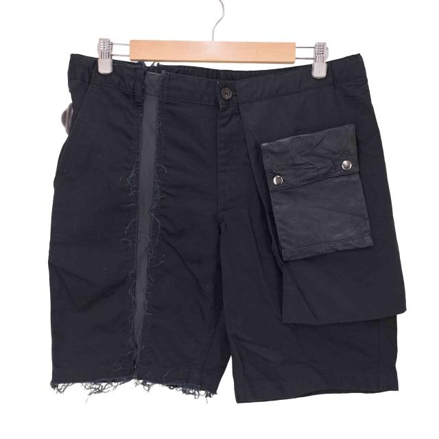 USED古着(ユーズドフルギ) NAHEZU GLEICH カウレザー切り替え ポケットデタッチャブル ショートパンツ ARCHIVE メンズ 表記無 【中古】【ブランド古着バズストア】