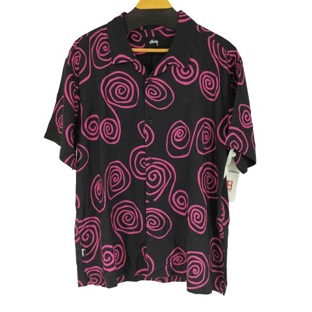 Stussy(ステューシー) Hand Drawn S/S Shirt メンズ import：M 【中古】【ブランド古着バズストア】