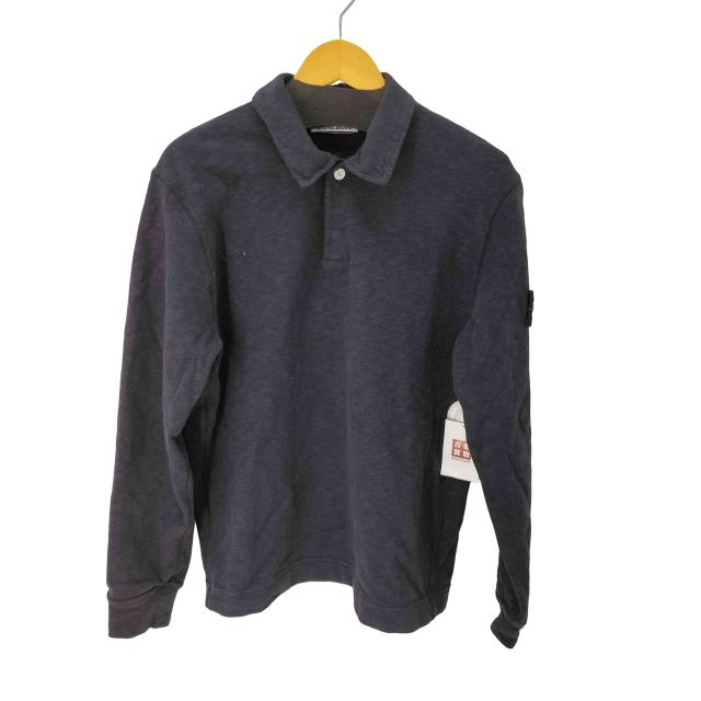 STONE (ストーンアイランド) 長袖ポロシャツ メンズ import：L 【中古】【ブランド古着バズストア】