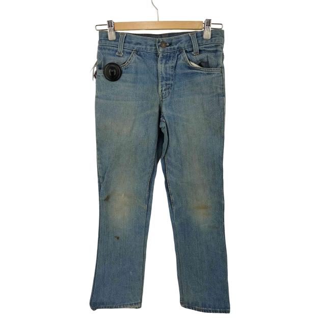 Levis(リーバイス) 70s MADE IN USA オレンジタブ 784-0317 ジッパーフライデニムパンツ ボタン裏9 SCOVILL レディース  W27【中古】【ブランド古着バズストア】