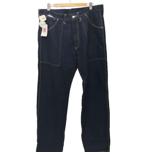 Yohji Yamamoto POUR HOMME(ヨウジヤマモトプールオム) 22SS DENIM OUTSTITCH PANTS メンズ JPN：3 【中古】【ブランド古着バズストア】