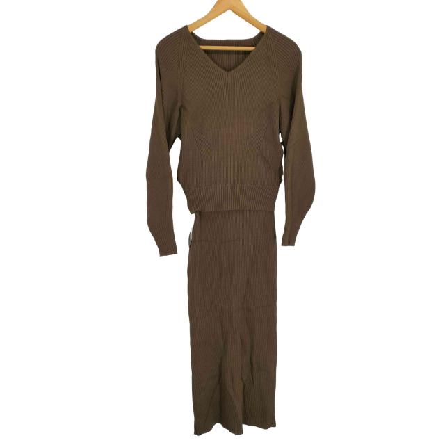 anuans(アニュアンス) リブニットセットアップ レディース FREE 【中古】【ブランド古着バズストア】