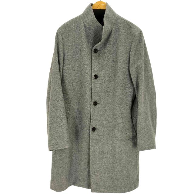 TAKEO KIKUCHI(タケオキクチ) カシミヤ混 ウールスタンドカラーコート メンズ JPN：3 【中古】【ブランド古着バズストア】