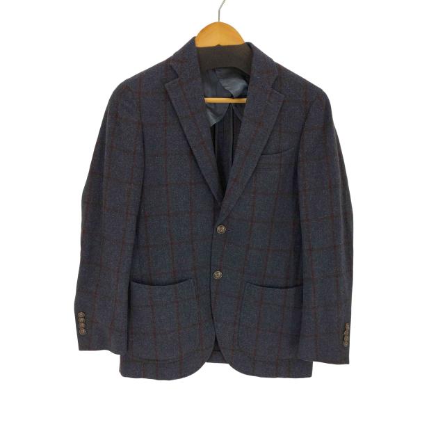 SARTORIA RING(サントリア リング) Lanificio Di Pray ウール＆カシミヤ 2Bテーラードジャケット メンズ JPN：S 【中古】【ブランド古着バズストア】