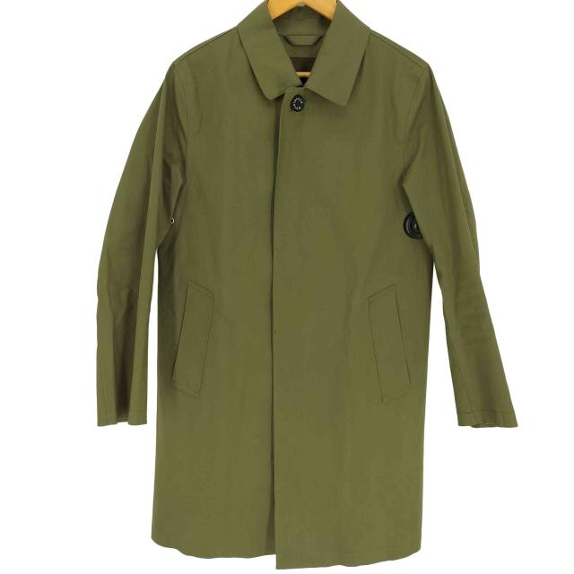 Mackintosh(マッキントッシュ) スコットランド製 比翼 ゴム引き ステンカラーコート チンストラップ メンズ  36【中古】【ブランド古着バズストア】