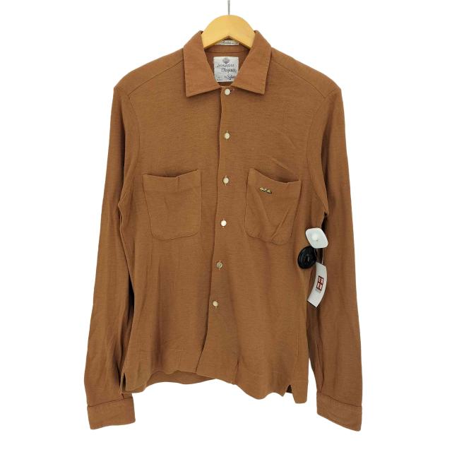 DONEGAL(ドネガル) 50s 刺繍 2ポケット ニットシャツ メンズ import：M 【中古】【ブランド古着バズストア】