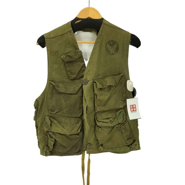 U.S. AIR FORCE(ユーエスエアーフォース) 40S WW2 第二次世界大戦 米軍 実軍 TYPE C-1 ミリタリー ベスト メンズ 表記無 【中古】【ブランド古着バズストア】
