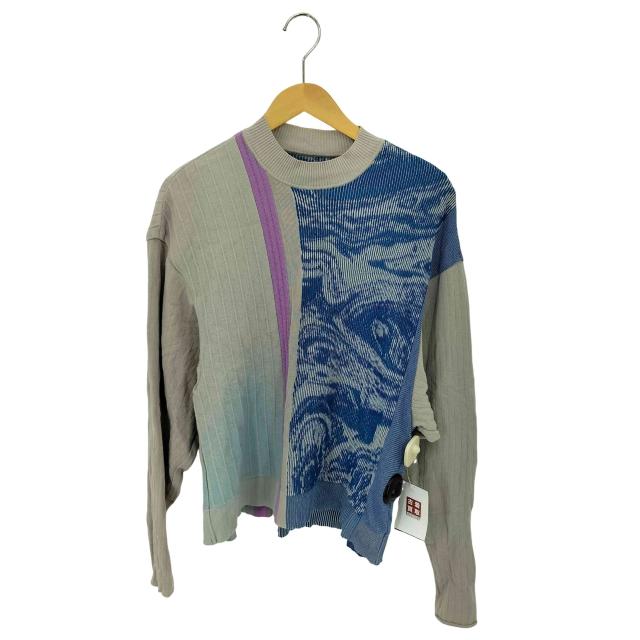 Mame Kurogouchi(マメクロゴウチ) Marble Jacquard Knitted Pullover マーブル ジャガード ニット レディース JPN：1 【中古】【ブランド古着バズストア】