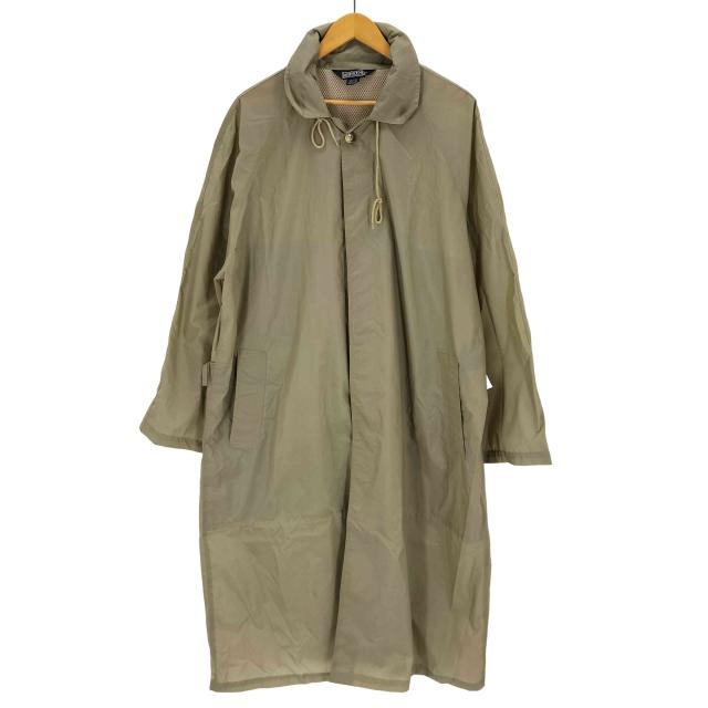 LANDS END(ランズエンド) 90s ナイロン ラグランステンカラーコート メンズ  M【中古】【ブランド古着バズストア】