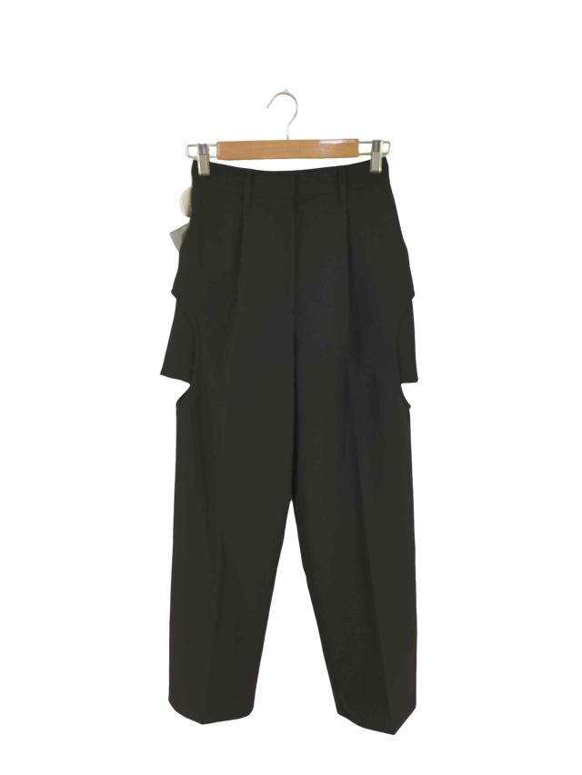 CLANE(クラネ) SIDE CIRCLE CUT PANTS レディース JPN：1 【中古】【ブランド古着バズストア】