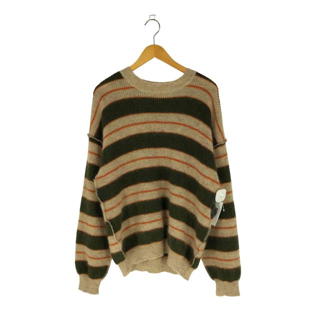 Time is on(タイムイズオン) KID MOHAIR STRIPED CREW メンズ JPN：0 【中古】【ブランド古着バズストア】
