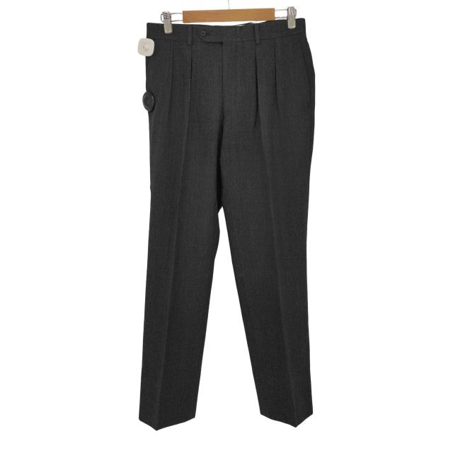 BURBERRY LONDON(バーバリーロンドン) カシミヤ混 2タック スラックスパンツ メンズ  82【中古】【ブランド古着バズストア】