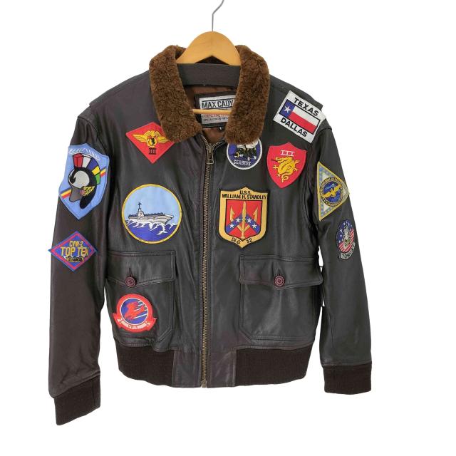 USED古着(ユーズドフルギ) {{MAXCADYS}} TOPGUN G-1 フライトレザージャケット メンズ import：L 【中古】【ブランド古着バズストア】