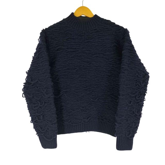 DRIES VAN NOTEN(ドリスヴァンノッテン) MELLO 7705 M.K.SWEATER NAV メンズ import：M 【中古】【ブランド古着バズストア】