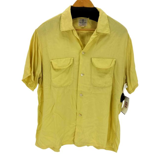 VAN HEUSEN(ヴァンヒューゼン) 50s VANSAB S/S レーヨンシャツ メンズ  16-161/2【中古】【ブランド古着バズストア】
