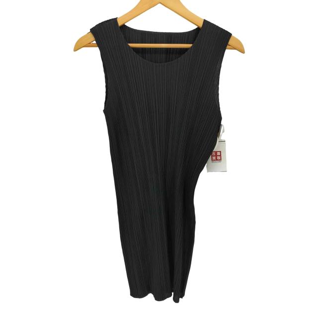 PLEATS PLEASE ISSEY MIYAKE(プリーツプリーズイッセイミヤケ) 25SS ノースリーブ プリーツ チュニック ワンピース レディース JPN：3 【中古】【ブランド古着バズストア】