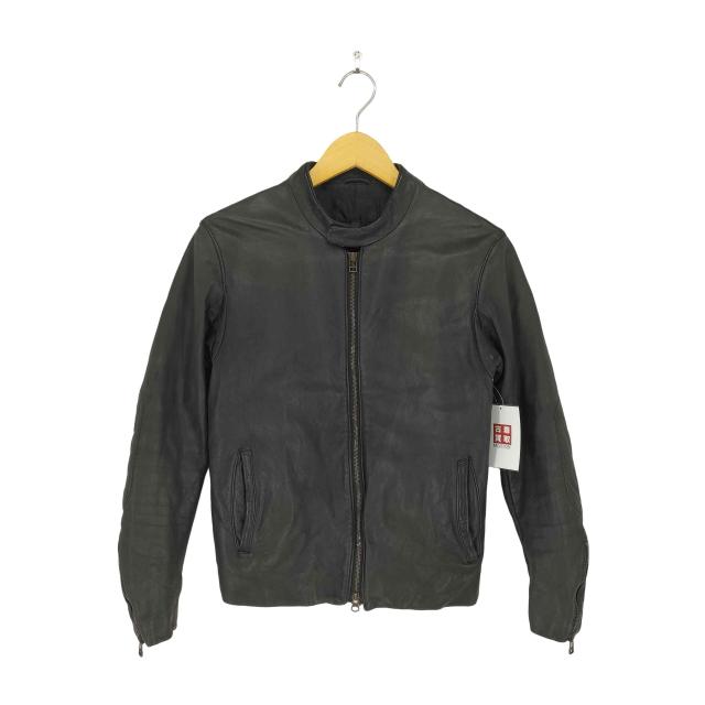 USED古着(ユーズドフルギ) カウレザーシングルライダースジャケット メンズ JPN：42 【中古】【ブランド古着バズストア】