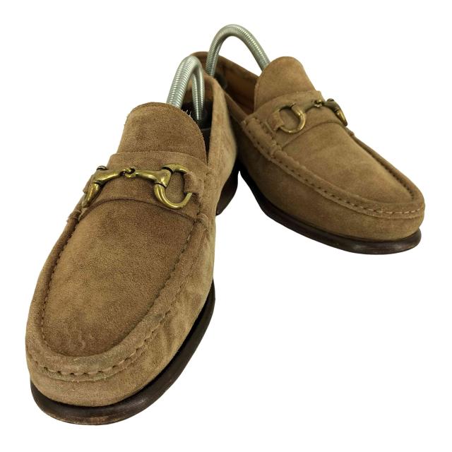 TOMORROWLAND(トゥモローランド) ×FRANCO BOSCHI 別注 スエード ビットローファー メンズ JPN：41 【中古】【ブランド古着バズストア】