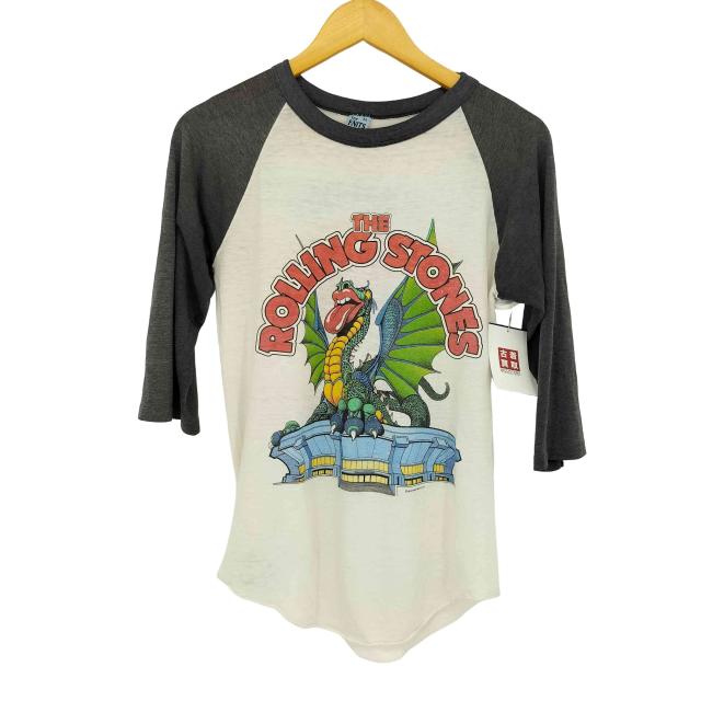 USED古着(ユーズドフルギ) {{THE KNITS}} 1981? Sleeve Raglan Tee USA製 メンズ JPN：M 【中古】【ブランド古着バズストア】