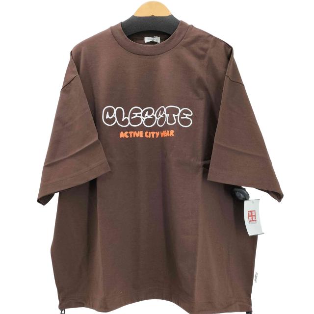 USED古着(ユーズドフルギ) {{CLESSTE}} 25AW BUBBLE LOGO PRINT MASSIVE T-SHIRT WITH DRAWSTRINGS バブル ロゴ プリント マッシブ Tシャツ メン【中古】【ブランド古着バズストア】